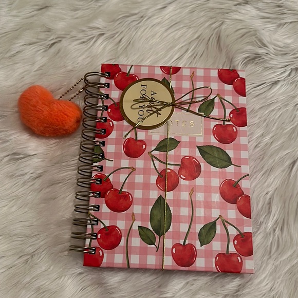 Other | James Burke Collection Cherry Notebook With Plush Heart | Poshmark